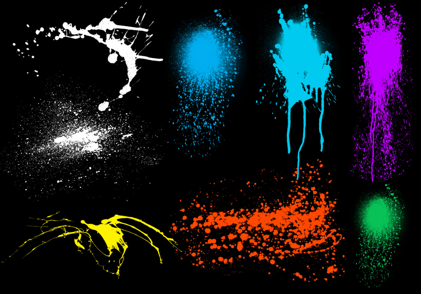 DISTRICT5MEDIA SPLATTER SET 1 - Free Photoshop Brushes at Brusheezy!