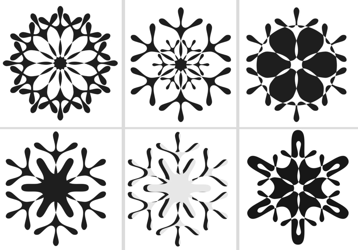 Photoshop Snow Flakes Free Brushes - (2,267 Free Downloads)