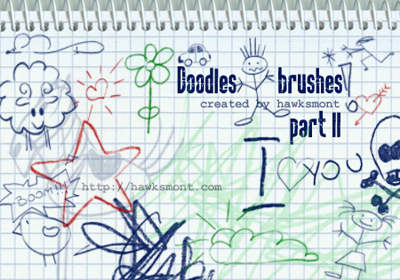 Doodles II - Free Photoshop Brushes at Brusheezy!