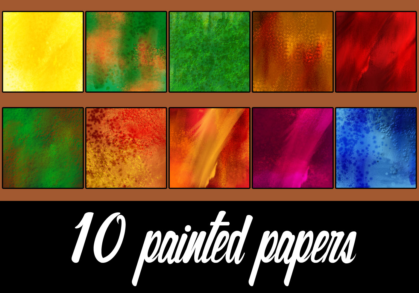 10 Painted Papers - Free Photoshop Brushes at Brusheezy!