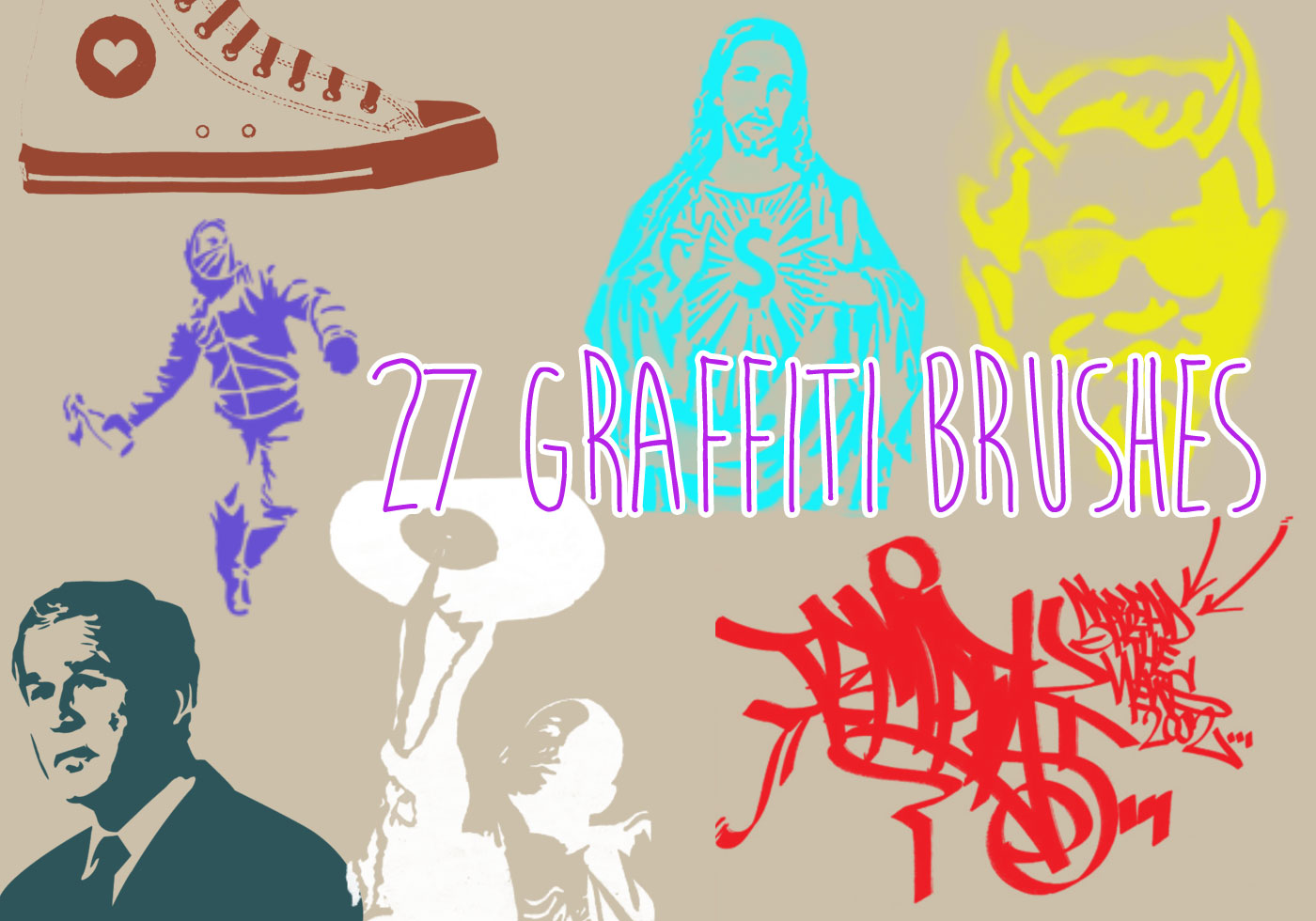 Graffiti Brushes - Free Photoshop Brushes at Brusheezy!