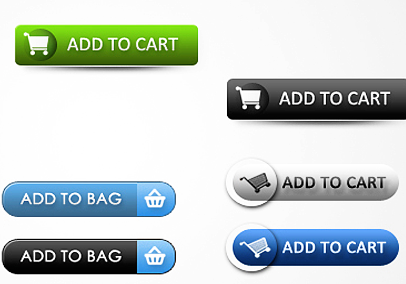 Clean E-Commerce Web Buttons - Free Photoshop Brushes at Brusheezy!