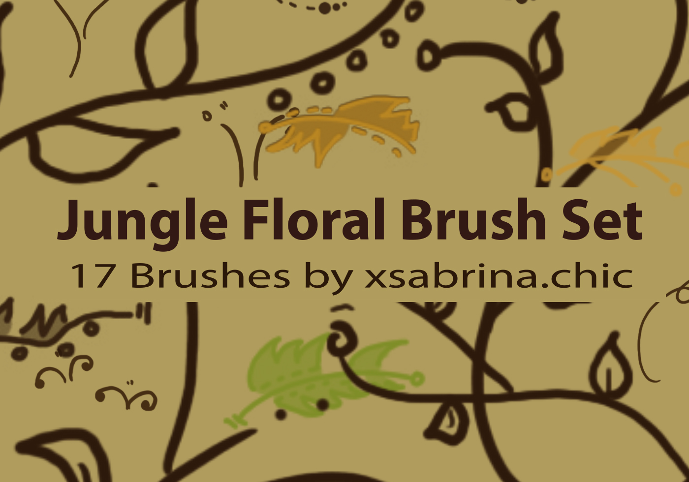 Jungle Floral Brushes - Free Photoshop Brushes at Brusheezy!
