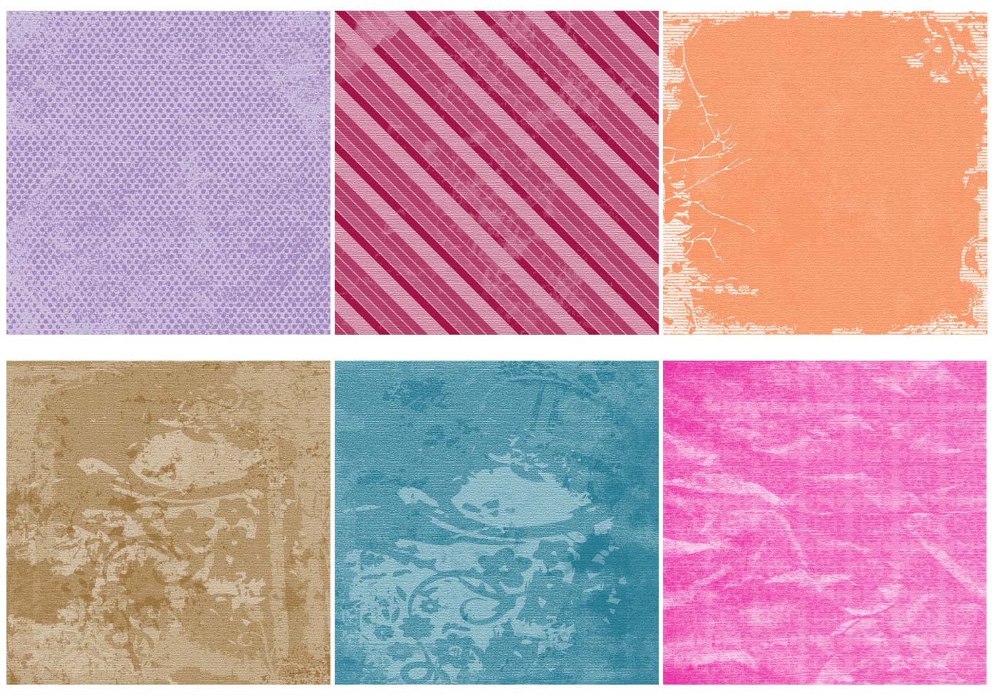 Scrapbook Papers Brushes Set 04 - Free Photoshop Brushes at Brusheezy!