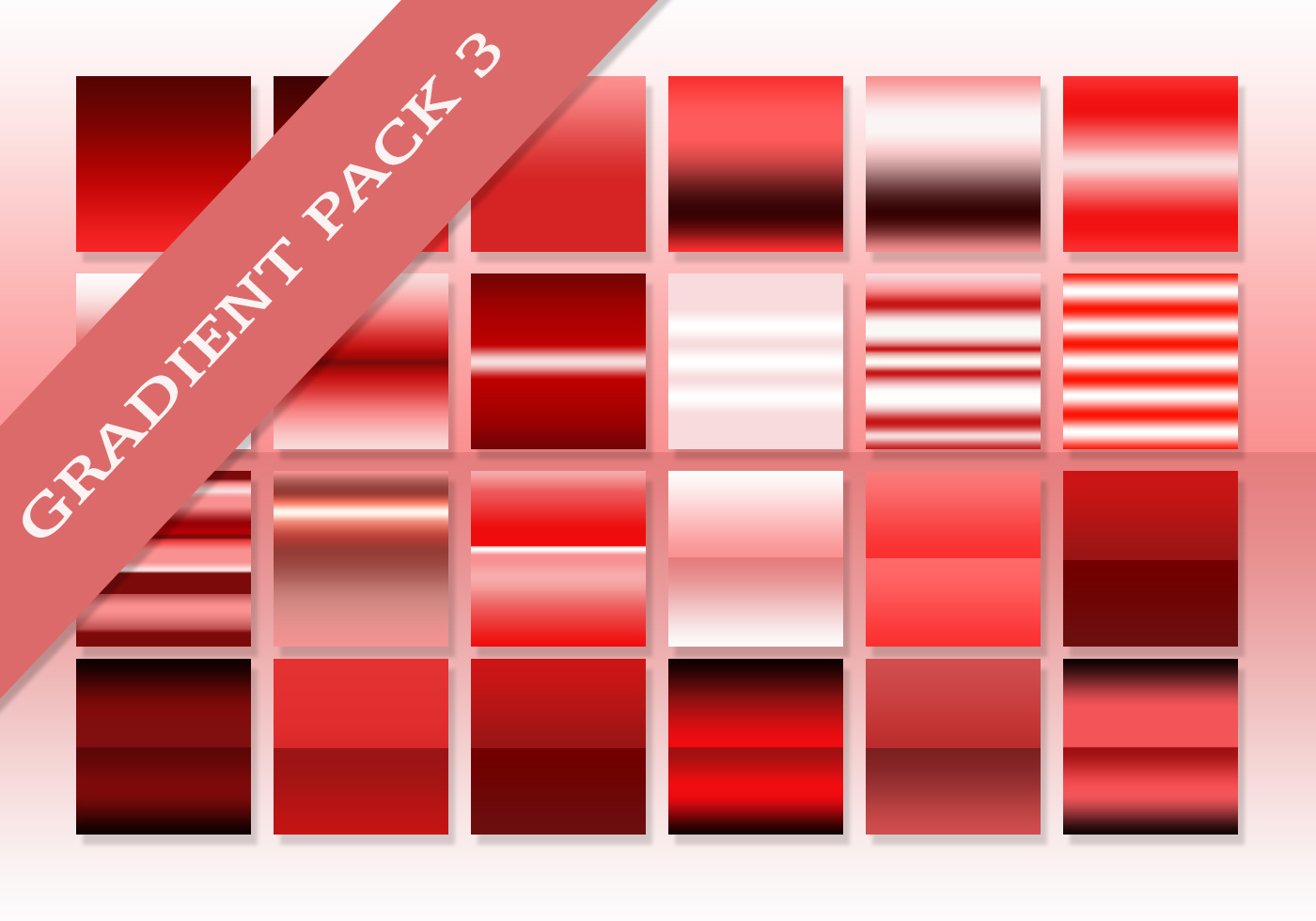 Free Red Ultimate Gradients Pack 3