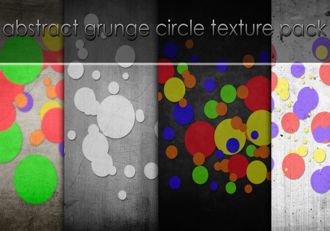 Free Abstract Grunge Circle Texture Pack