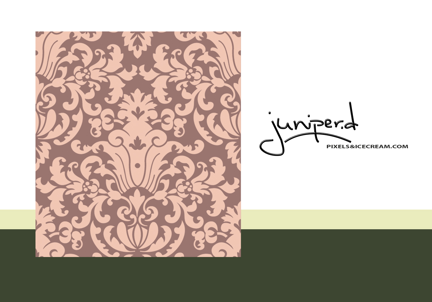 "Renaissance Spring" Damask by Pixels & IceCream - Free Photoshop ...