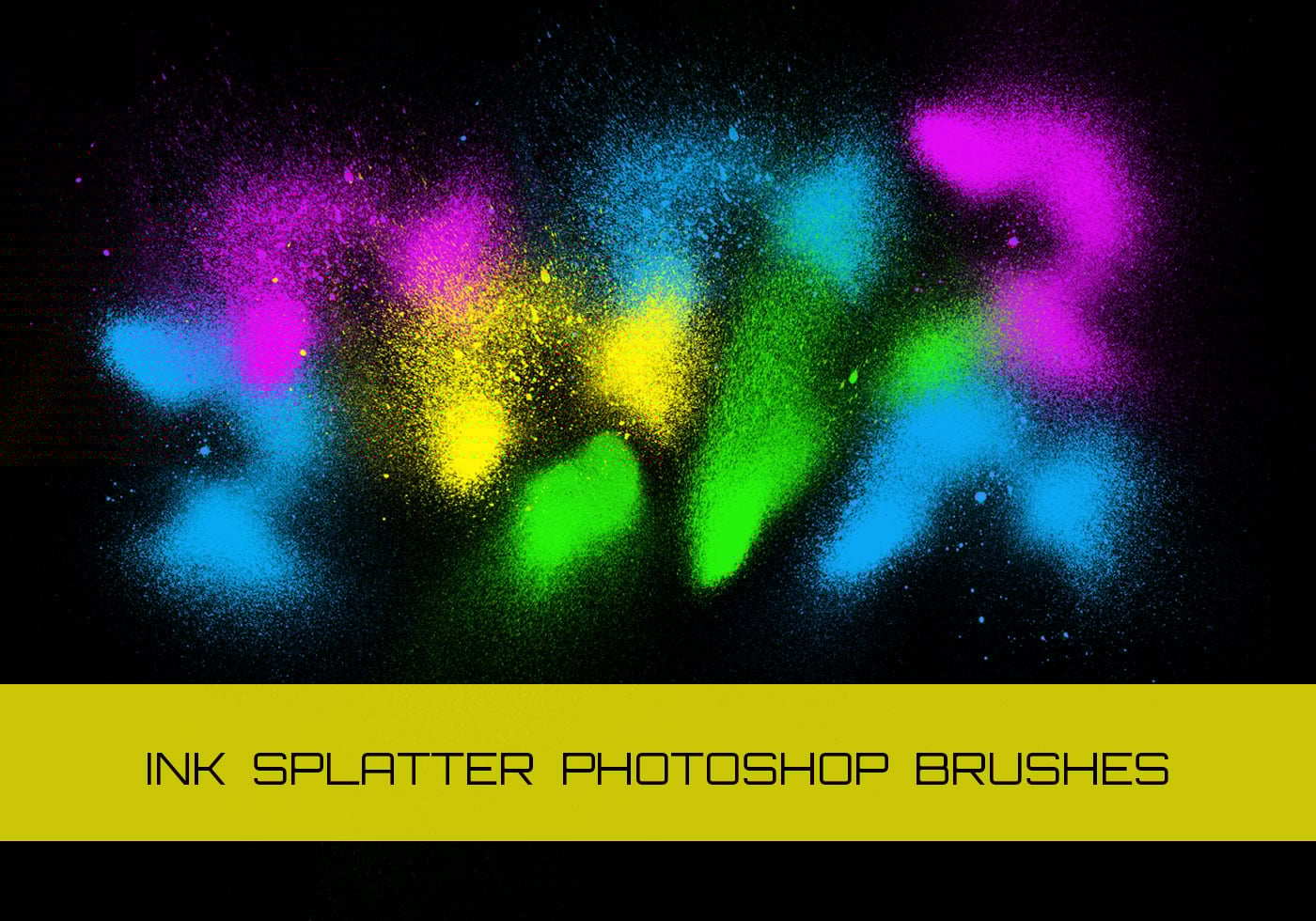 Grungy Ink Splatter Sprays - Free Photoshop Brushes at Brusheezy!