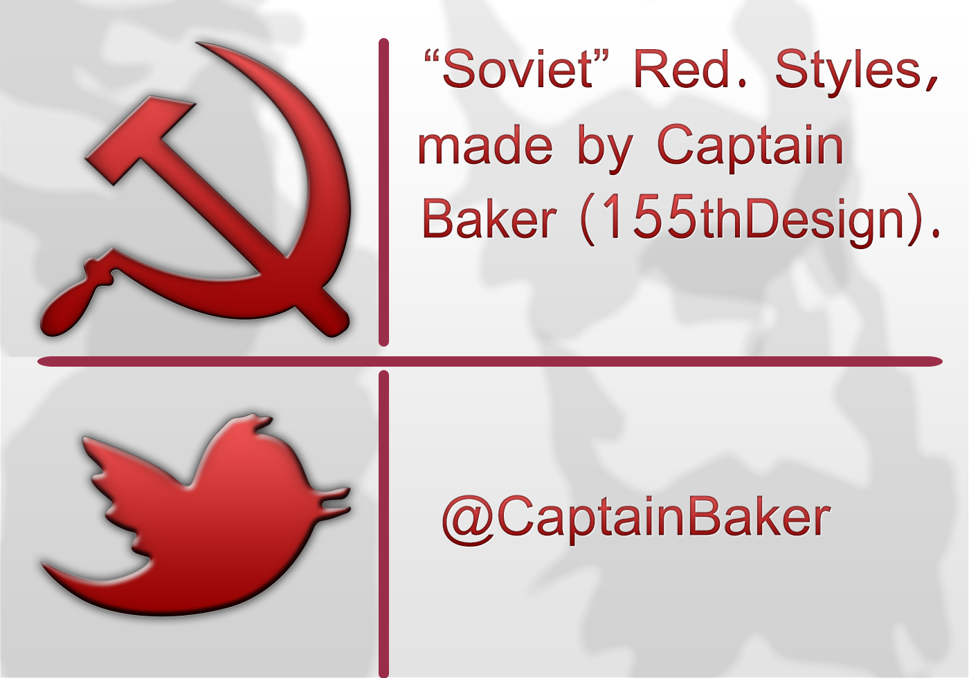 Free "Soviet" Red Styles