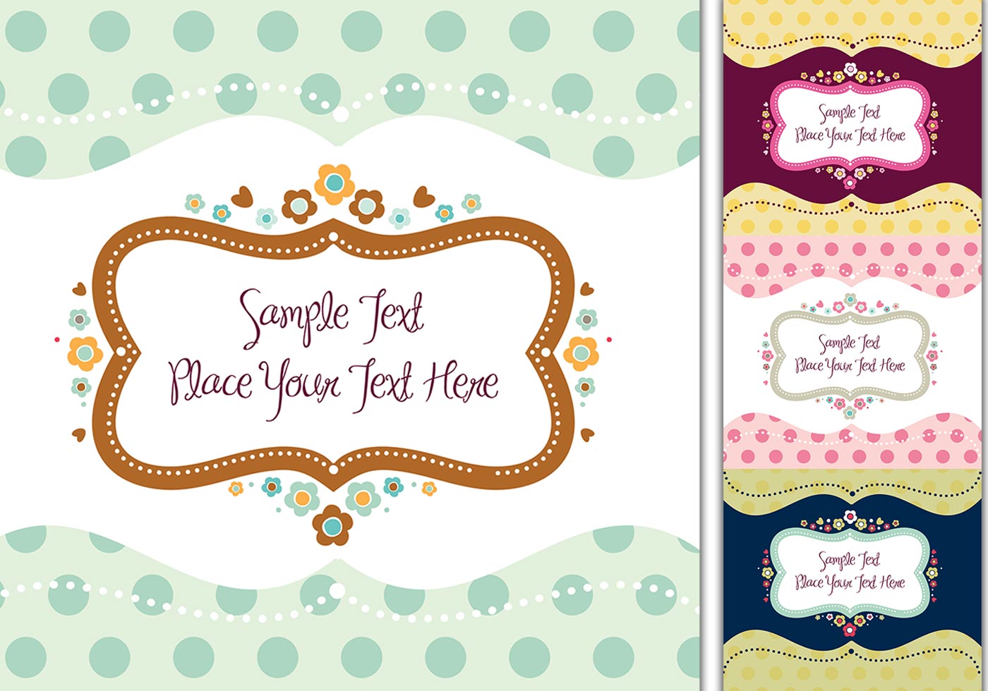 Romantic Label Backgrounds & Brush Pack - Free Photoshop Brushes at ...