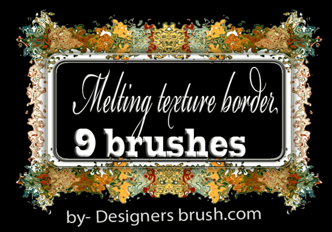 Melting texture border brush - Free Photoshop Brushes at Brusheezy!