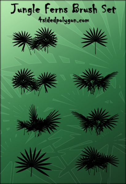 Jungle Fern Brushes | Free Photoshop Brushes at Brusheezy!