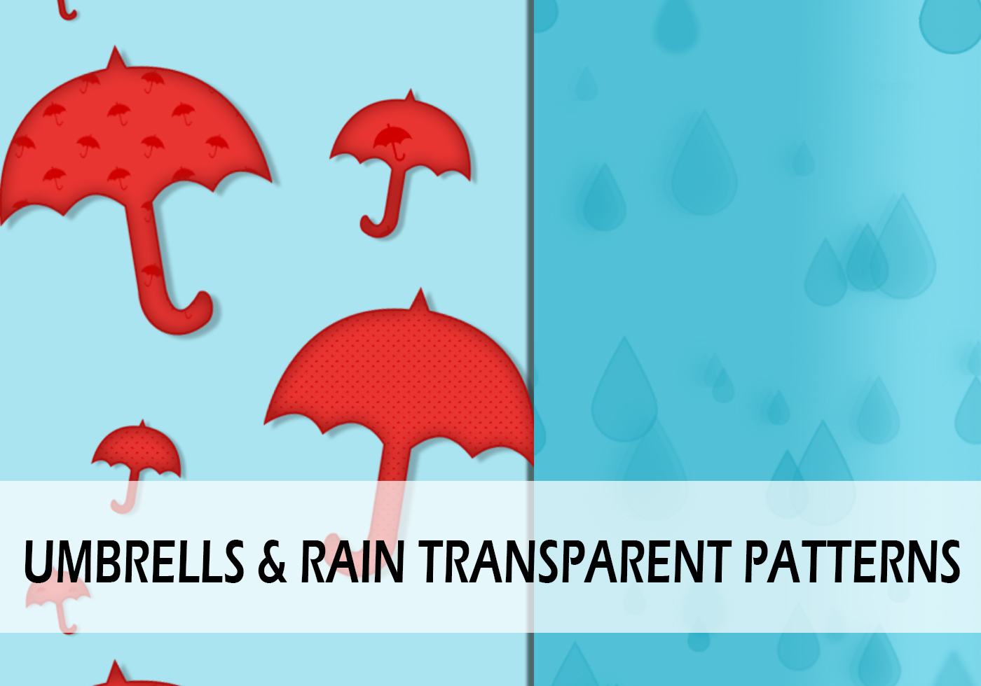 Umbrellas & Rain Weather Patterns | Free Photoshop Pattern at Brusheezy!