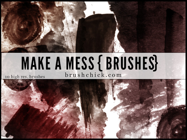 Make a Mess Grunge Brush Pack