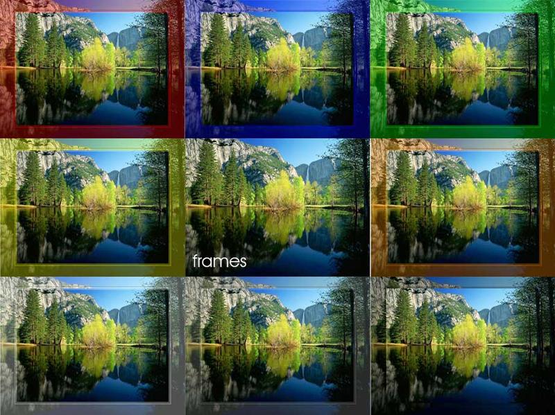 Colorful Frame Shapes | Free Photoshop Shapes at Brusheezy!