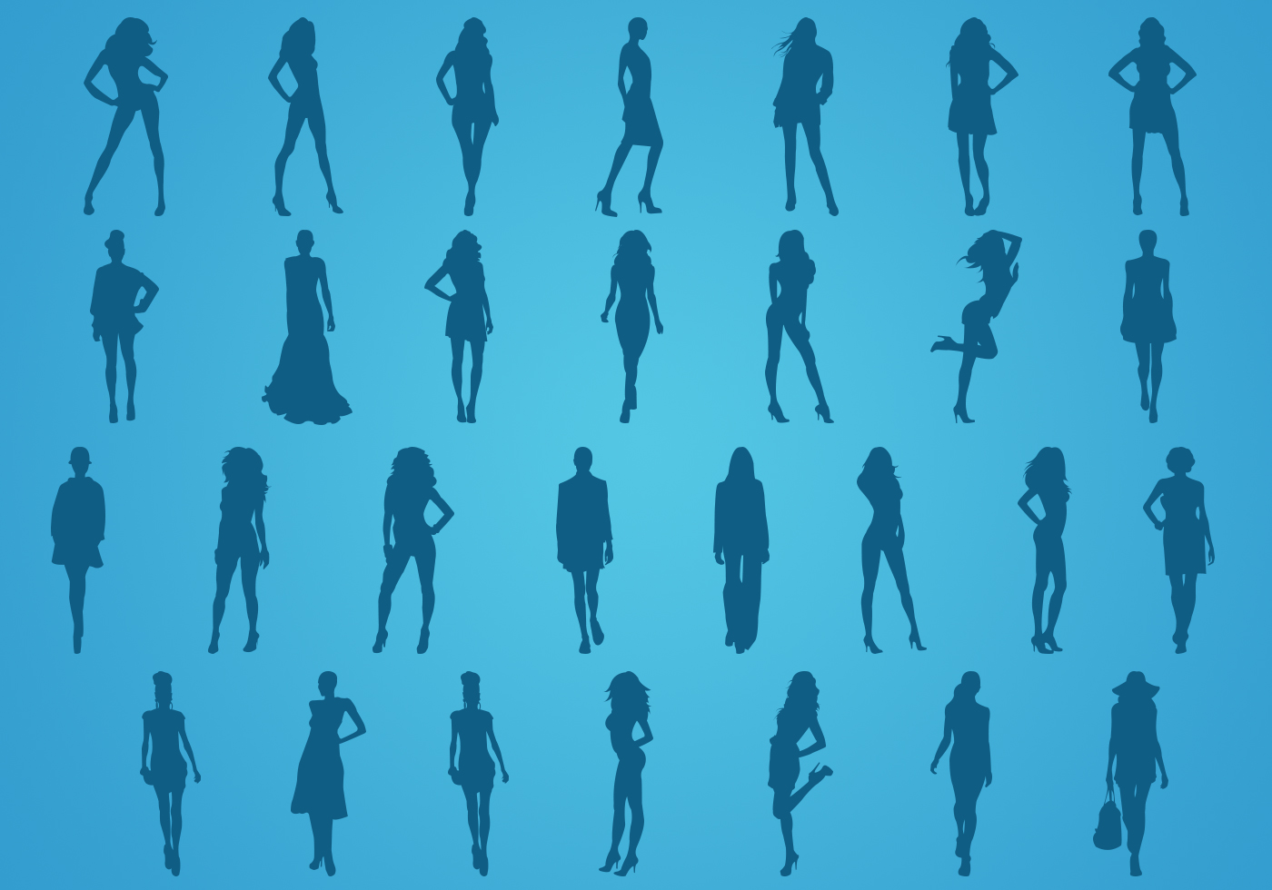 Gratis Siluetasdediferentesformas Pinceles - (1.033 Descargas Gratis)