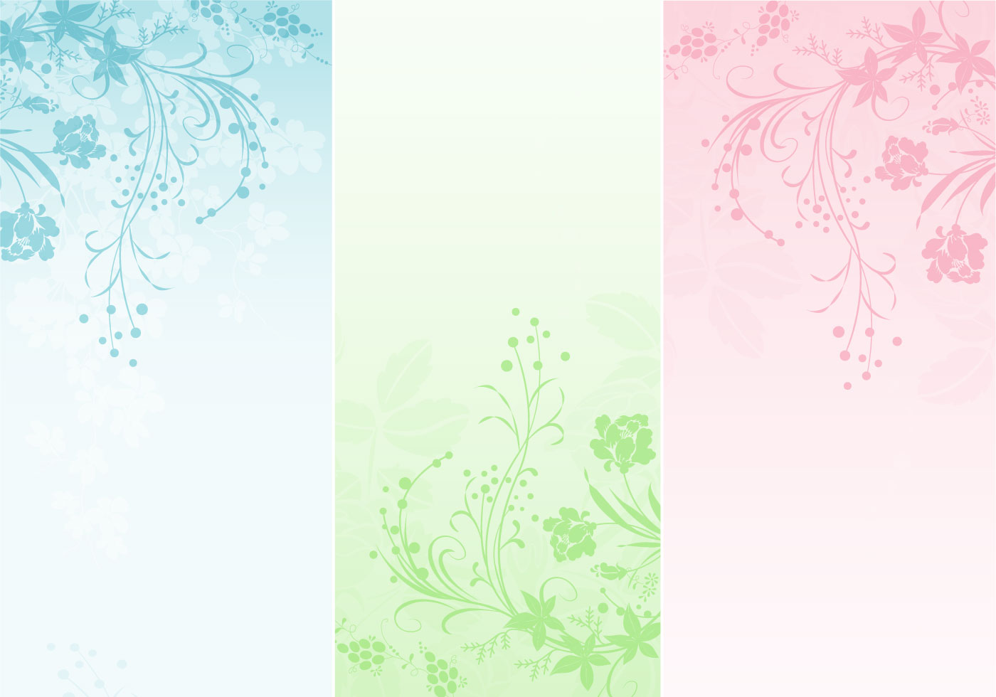 Pastel Floral Banner Pack - Free Photoshop Brushes at Brusheezy!