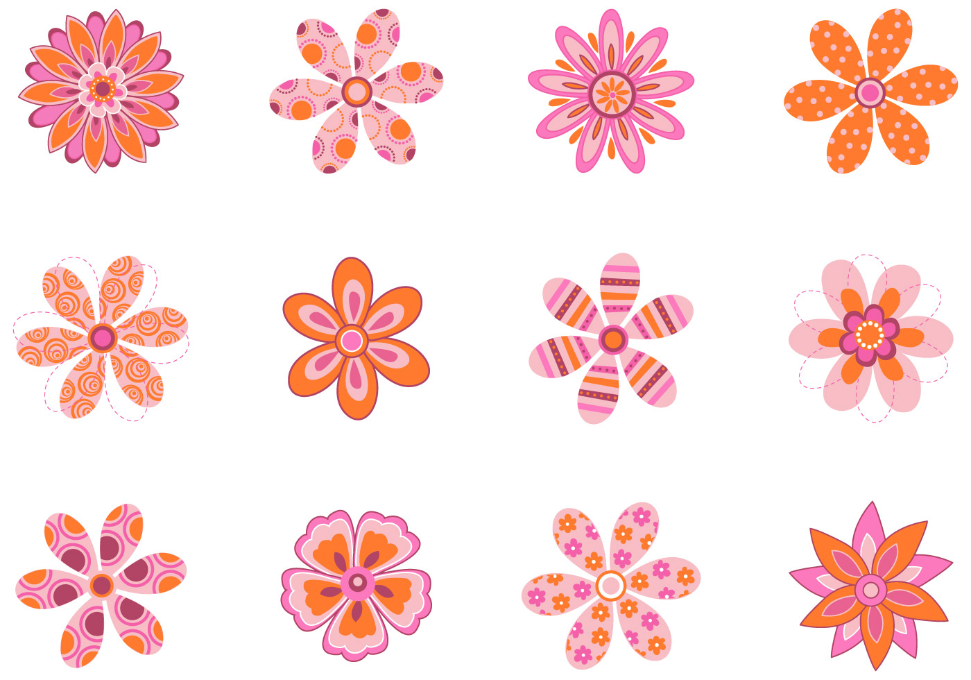 Patterned Floral Brushes Pack - Free Photoshop Brushes at Brusheezy!