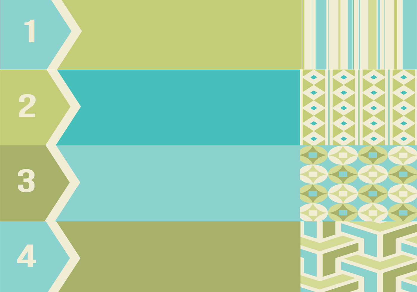 Retro Numbered Patterned Banner Pack - Free Photoshop Brushes at Brusheezy!