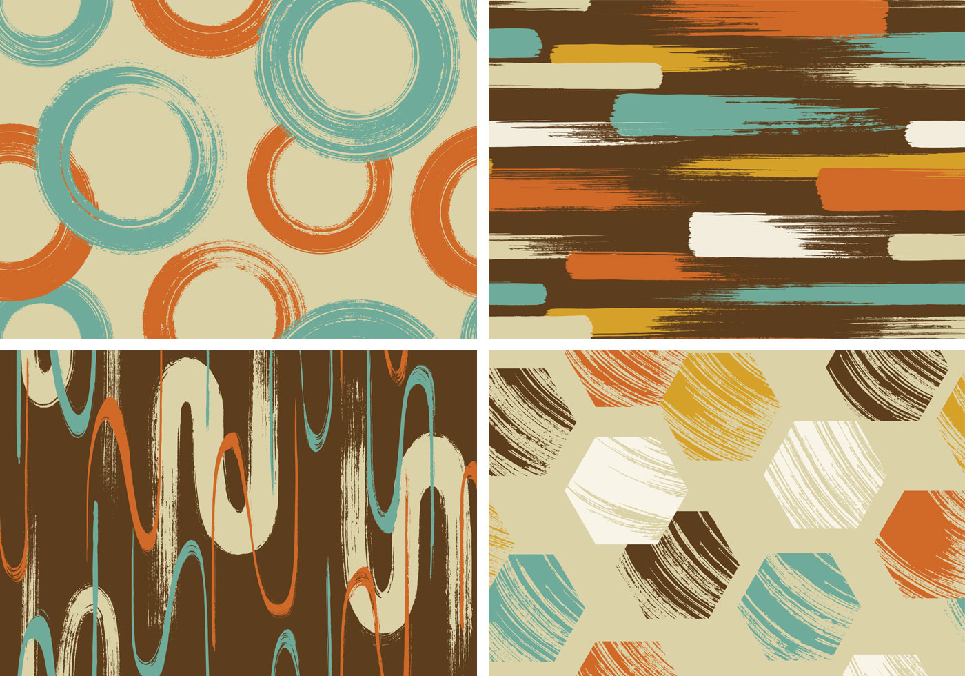 Retro Grungy Background Pack - Free Photoshop Brushes at Brusheezy!