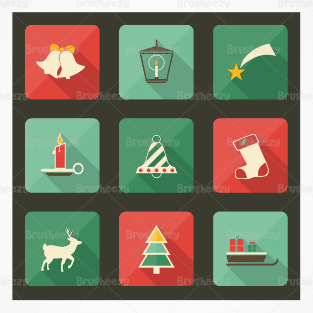 Christmas Icons Pack - Free Photoshop Brushes at Brusheezy!