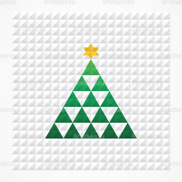 Pyramid Squares Christmas Tree PSD Background - Free Photoshop Brushes ...