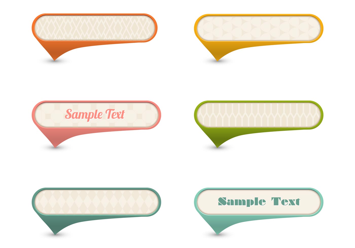 Retro Speech Bubble PSD Pack - Free Photoshop Brushes at Brusheezy!