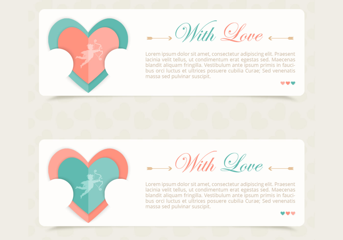 Love Banner PSD Pack - Free Photoshop Brushes at Brusheezy!
