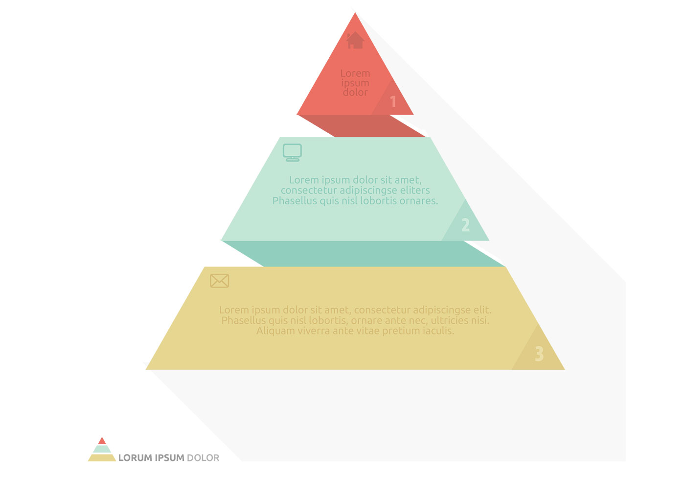 Flat Origami Pyramid PSD - Free Photoshop Brushes at Brusheezy!