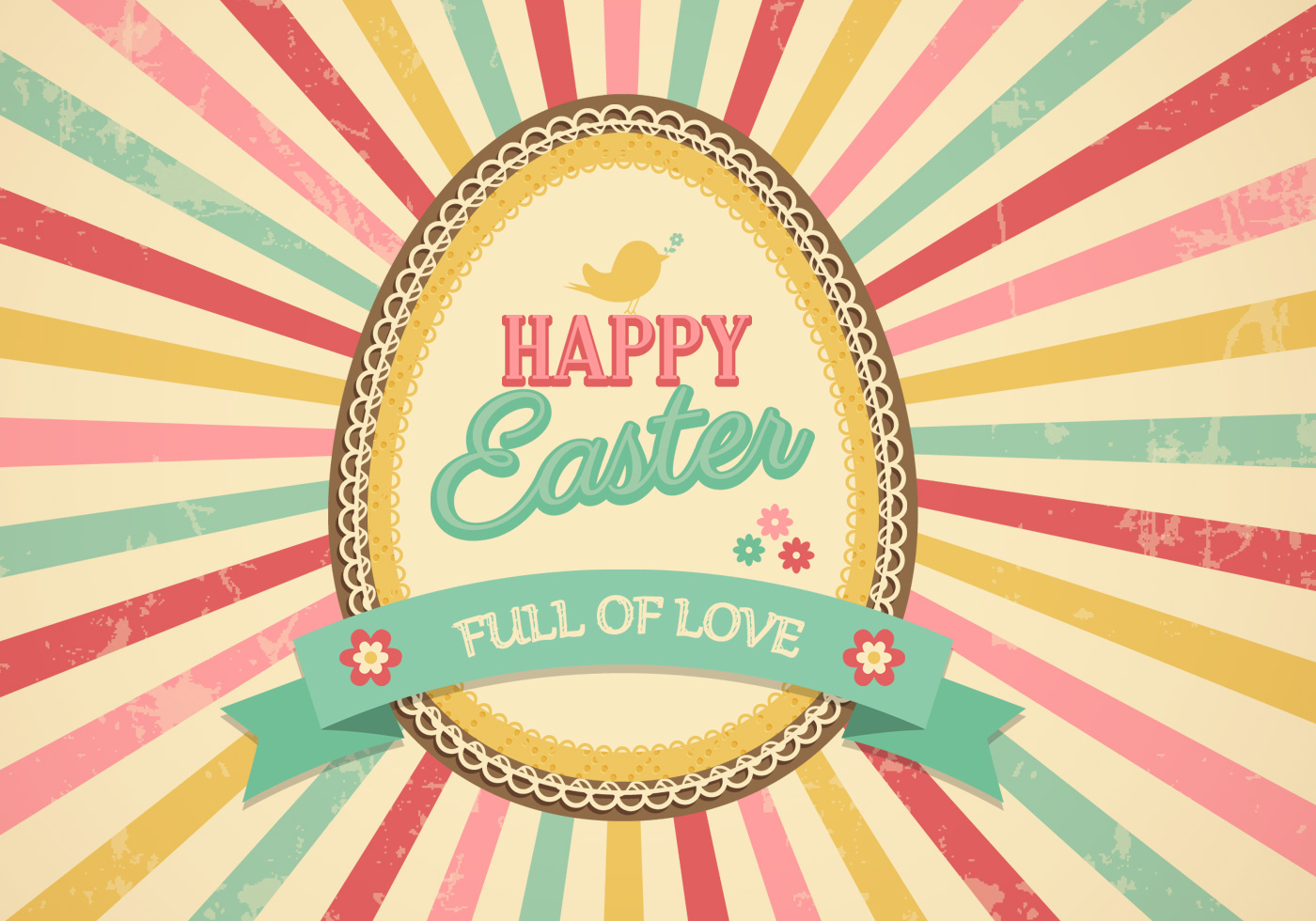 Retro Sunburst Easter Egg PSD Background - Free Photoshop Brushes at ...