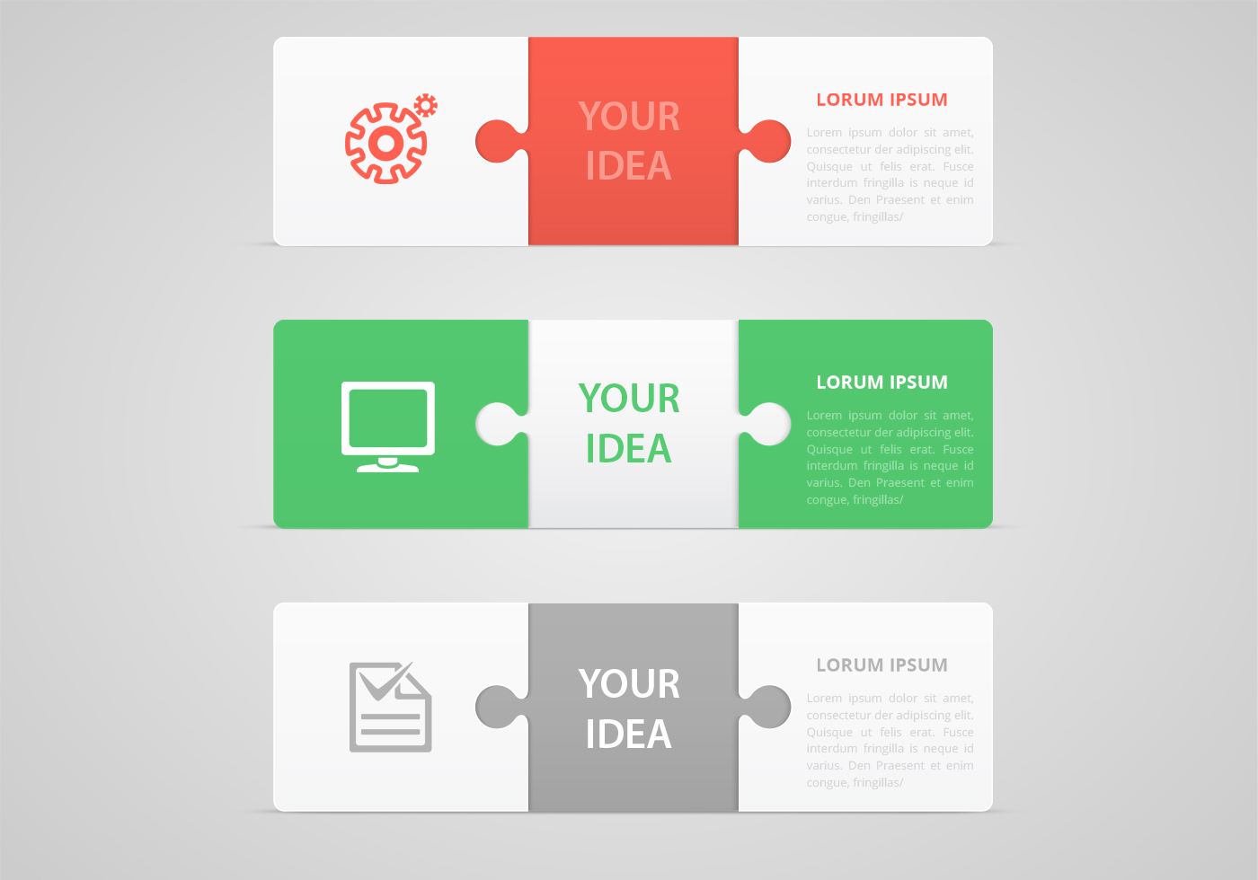 Puzzle Pieces Banner PSD Set - Free Photoshop Brushes at Brusheezy!