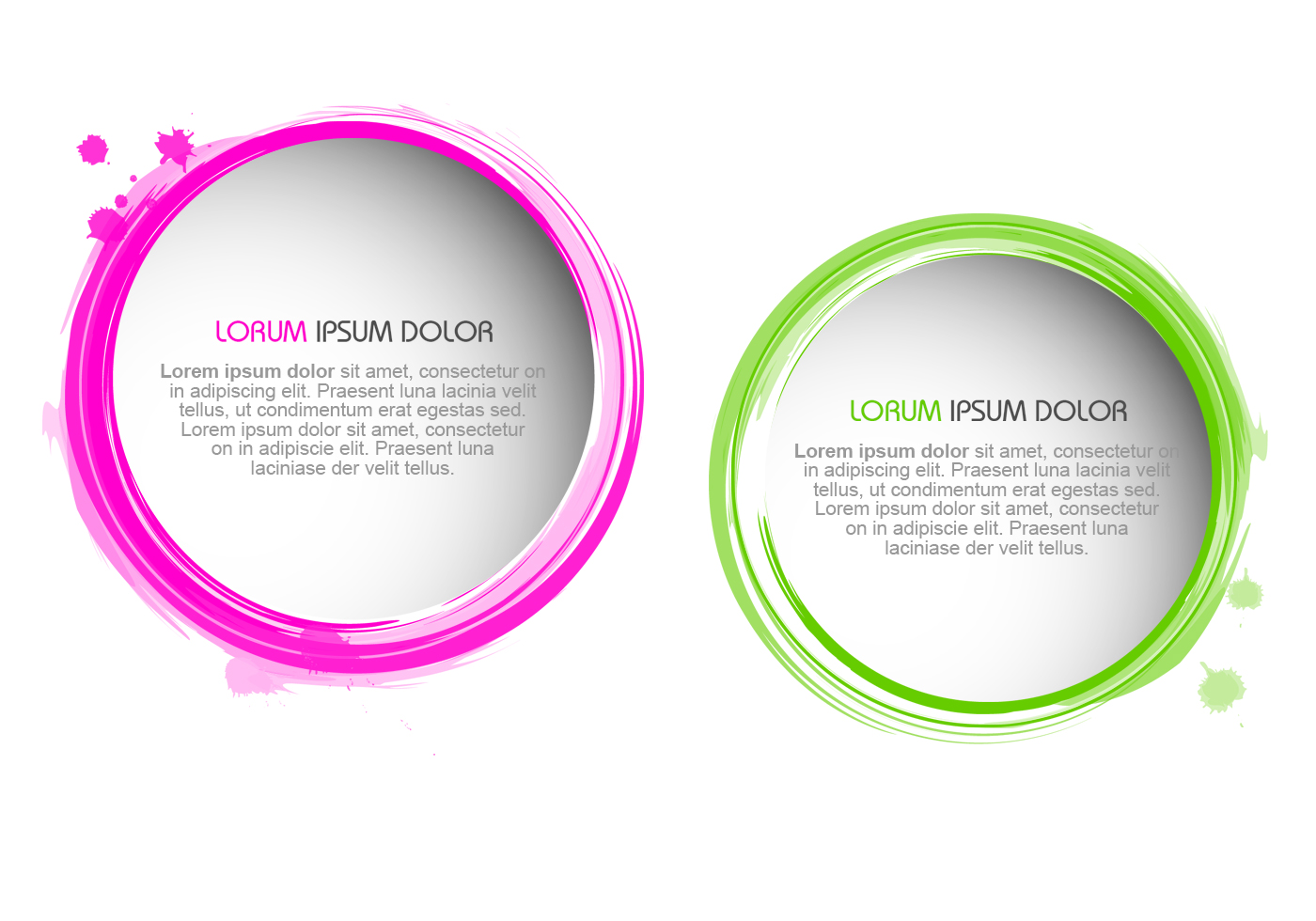 Splatter Paint Borders PSD Set - Free Photoshop Brushes at Brusheezy!