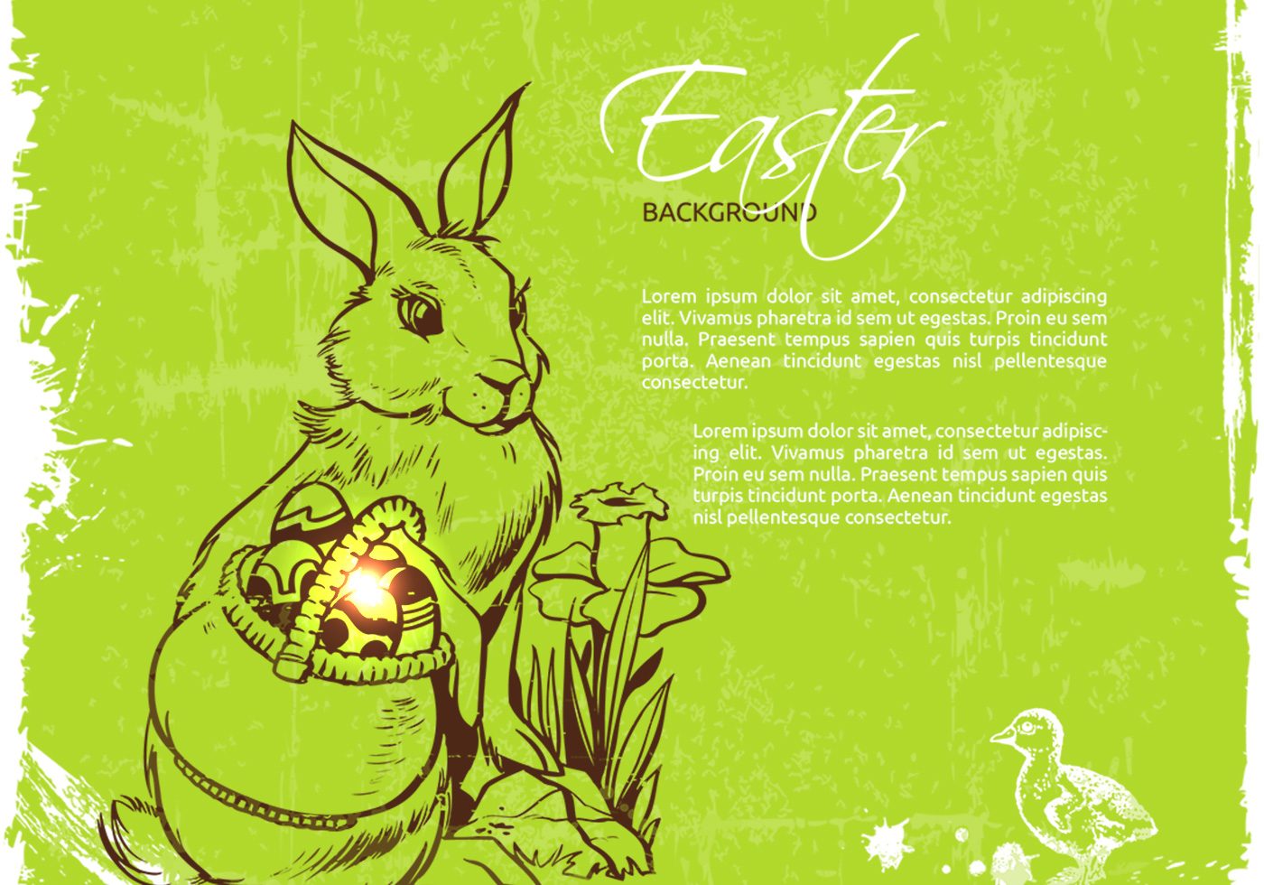 Easter Bunny PSD Background - Free Photoshop Brushes at Brusheezy!