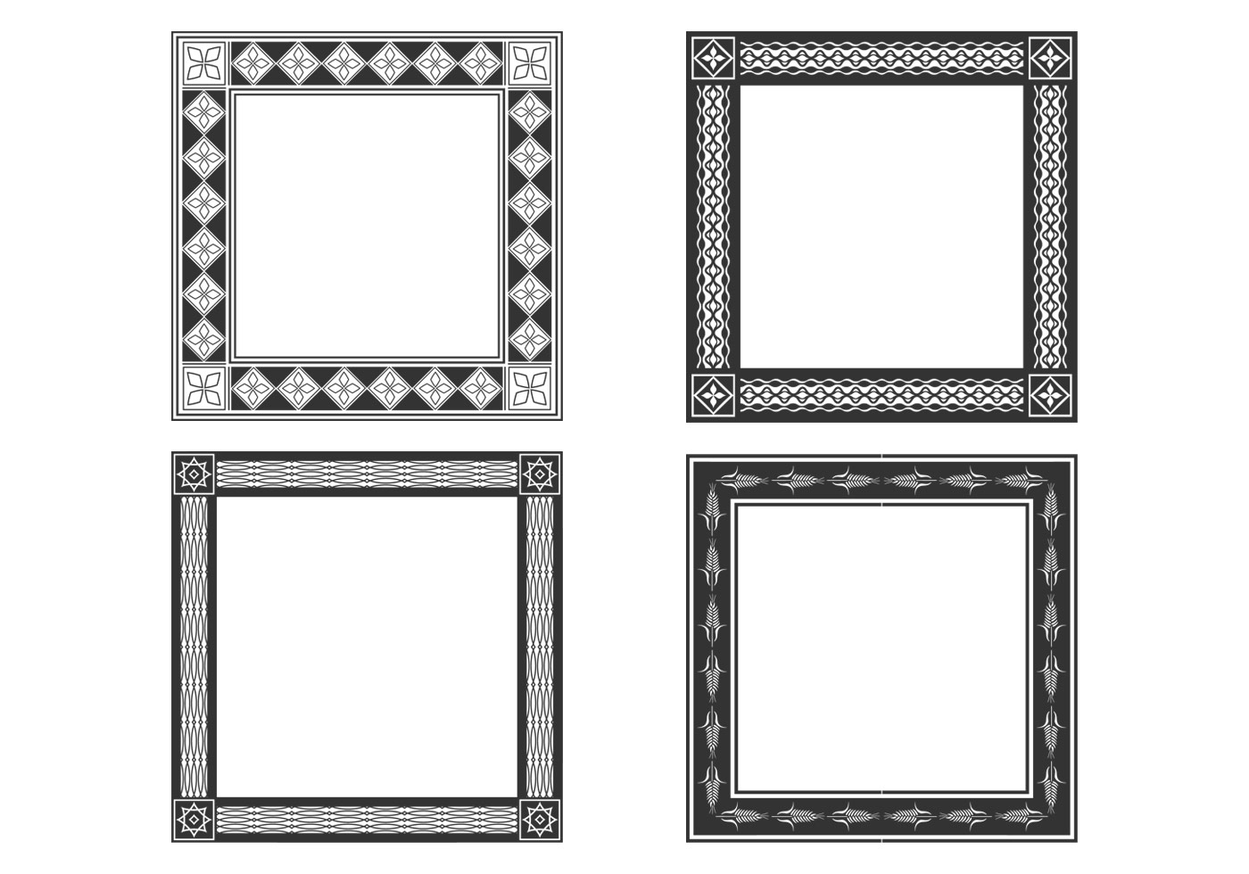 Decorative Bold Frames PSD Set - Free Photoshop Brushes at Brusheezy!