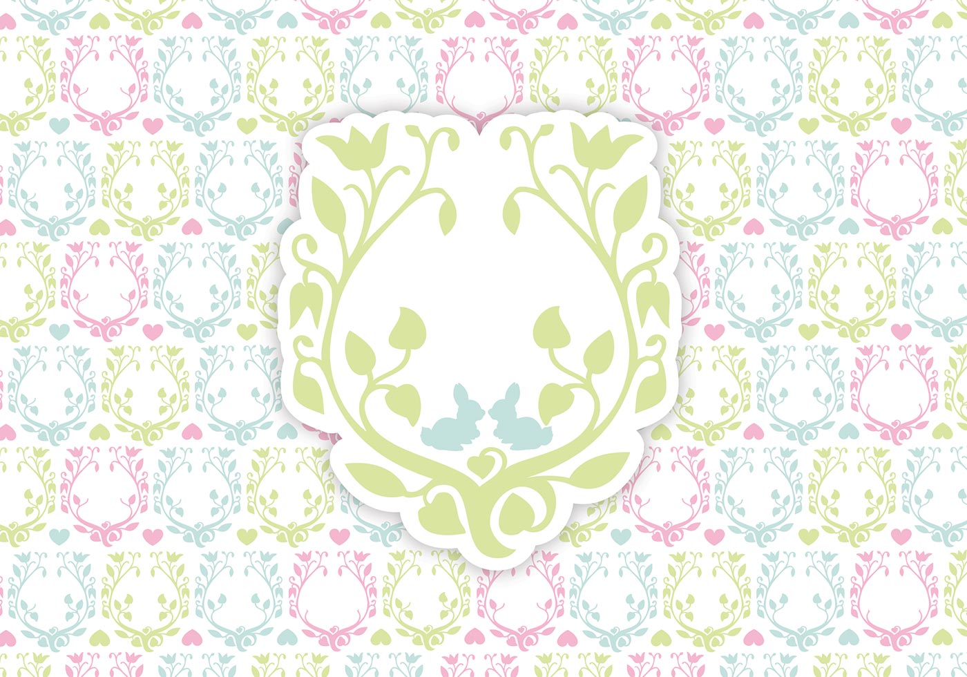 Floral Happy Easter Background PSD - Free Photoshop Brushes at Brusheezy!