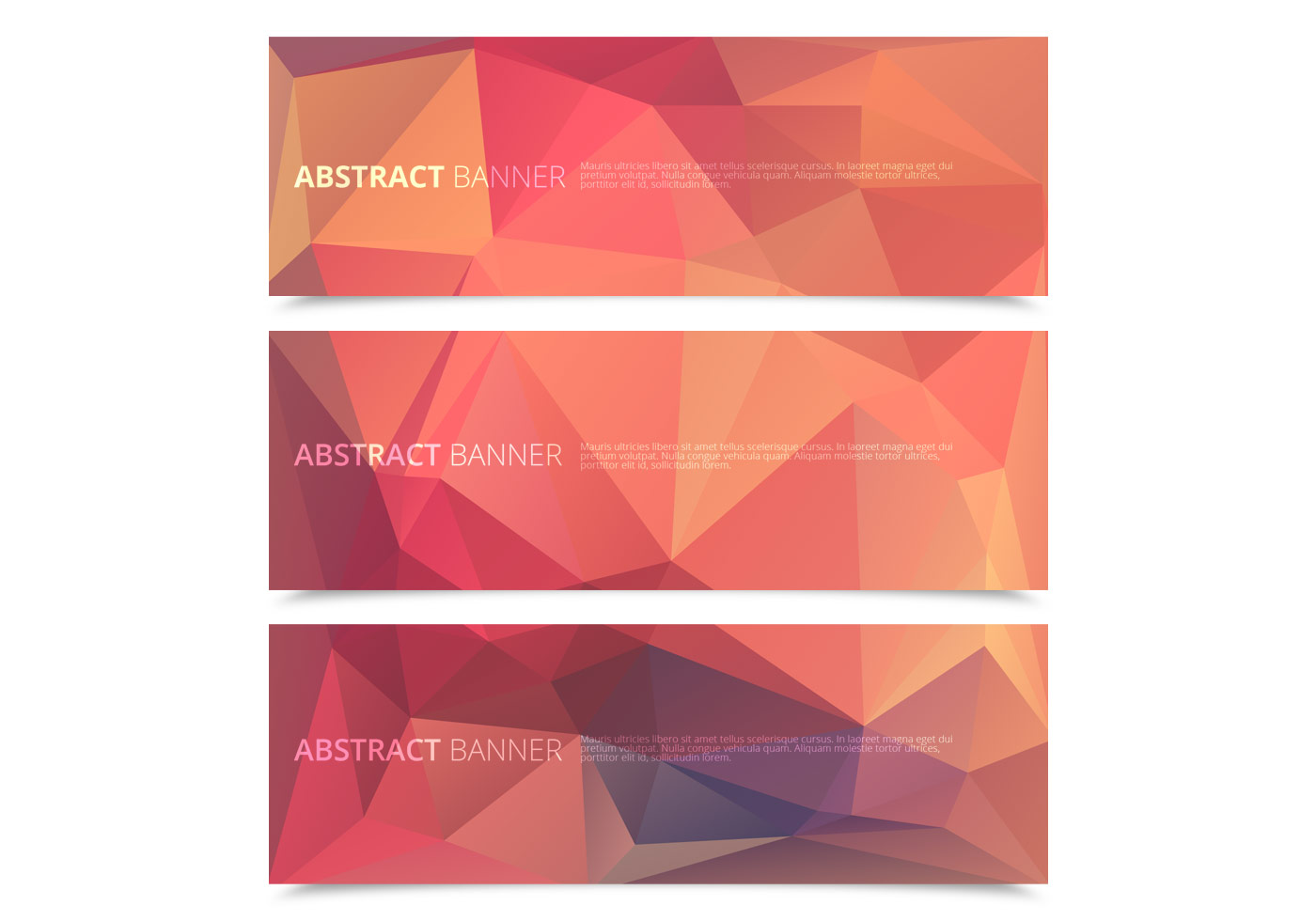 Geometric Polygonal Banners PSD Pack - Free Photoshop Brushes at Brusheezy!