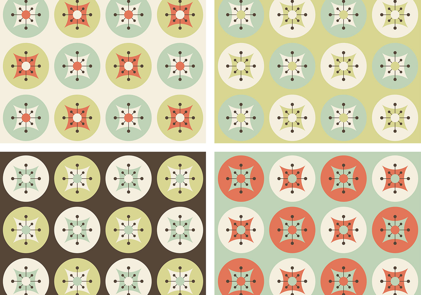 Retro Flower Patterns - Free Photoshop Brushes at Brusheezy!