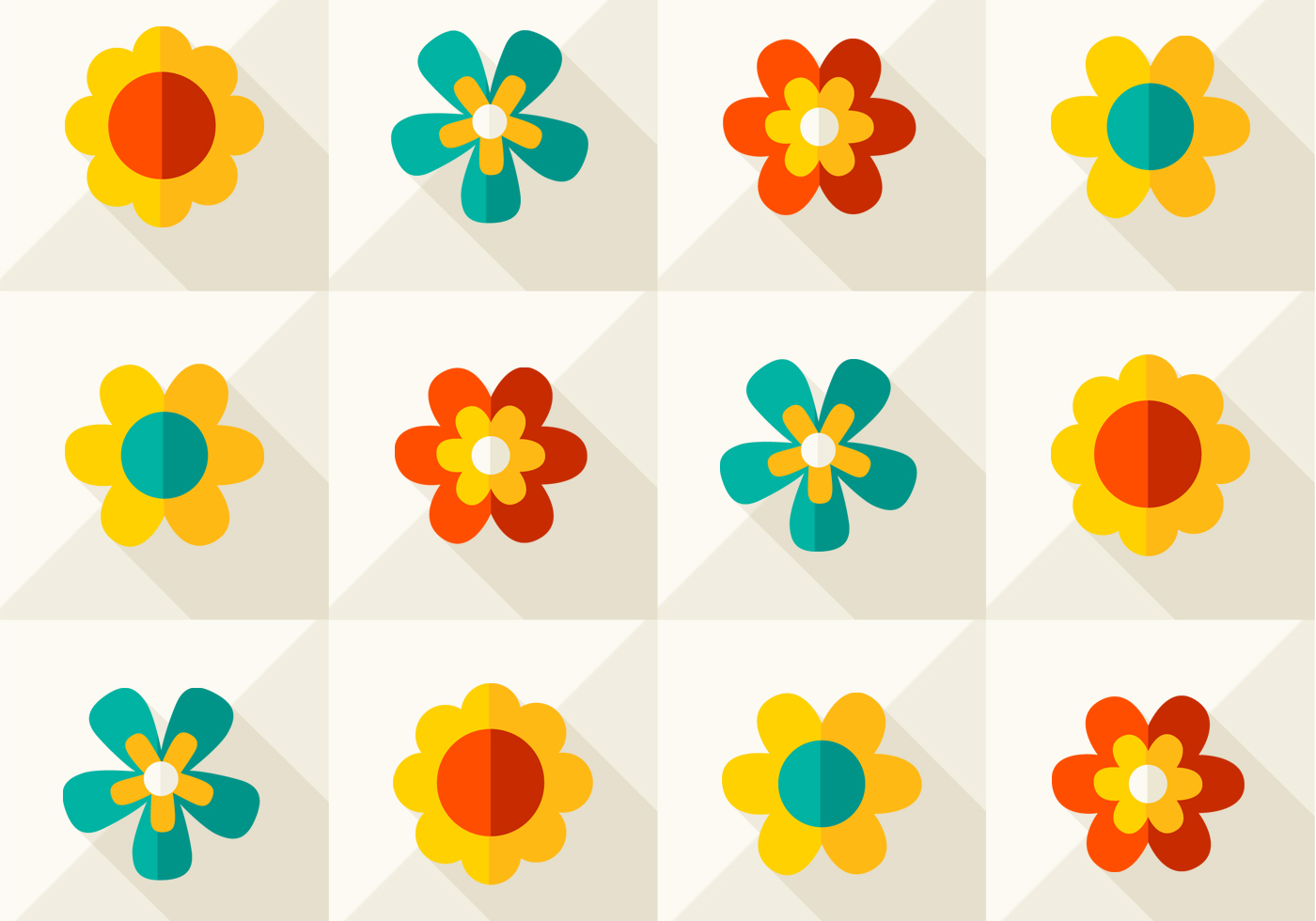 Modern Floral Pattern - Free Photoshop Brushes at Brusheezy!