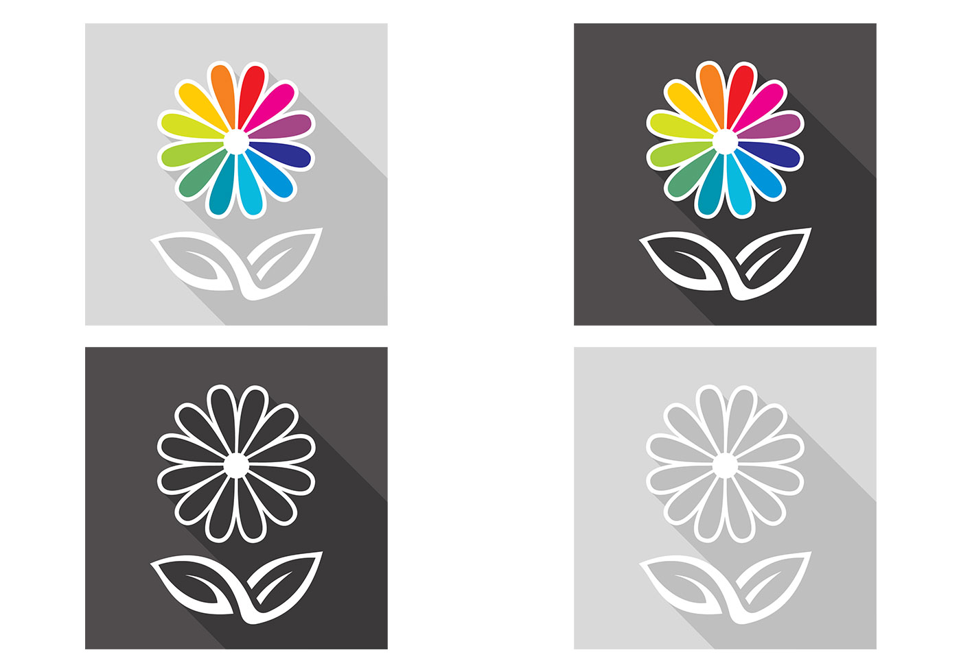 Abstract Flower PSD Set - Free Photoshop Brushes at Brusheezy!