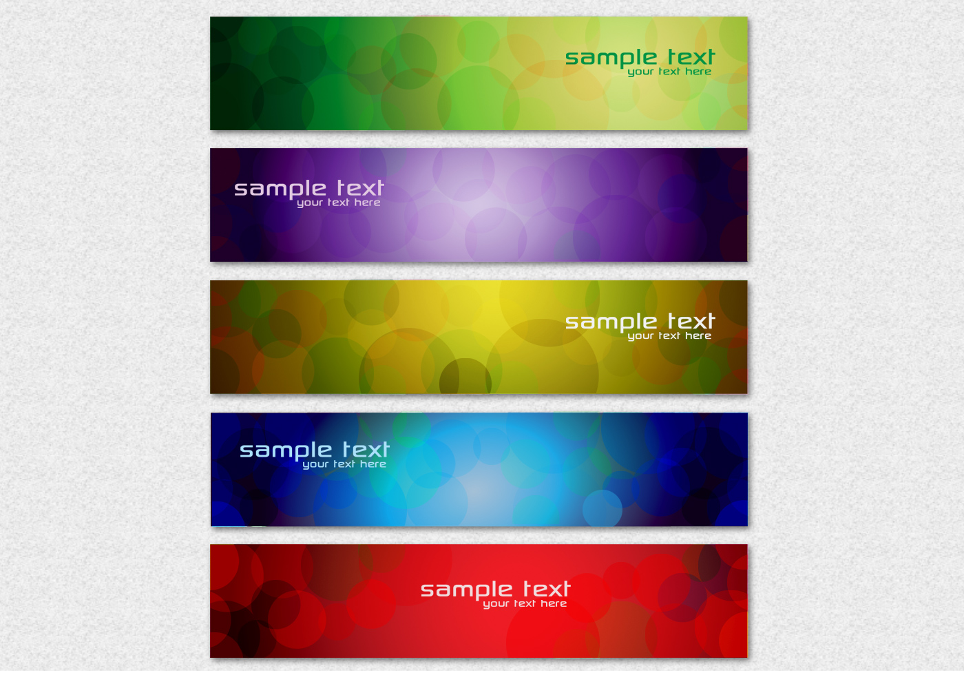 Abstract Circle Banner PSD Set - Free Photoshop Brushes at Brusheezy!
