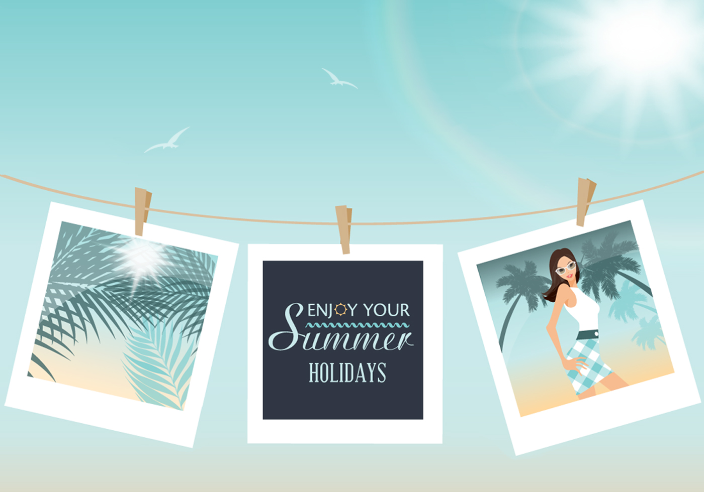 Pictures of Summer PSD Background - Free Photoshop Brushes at Brusheezy!