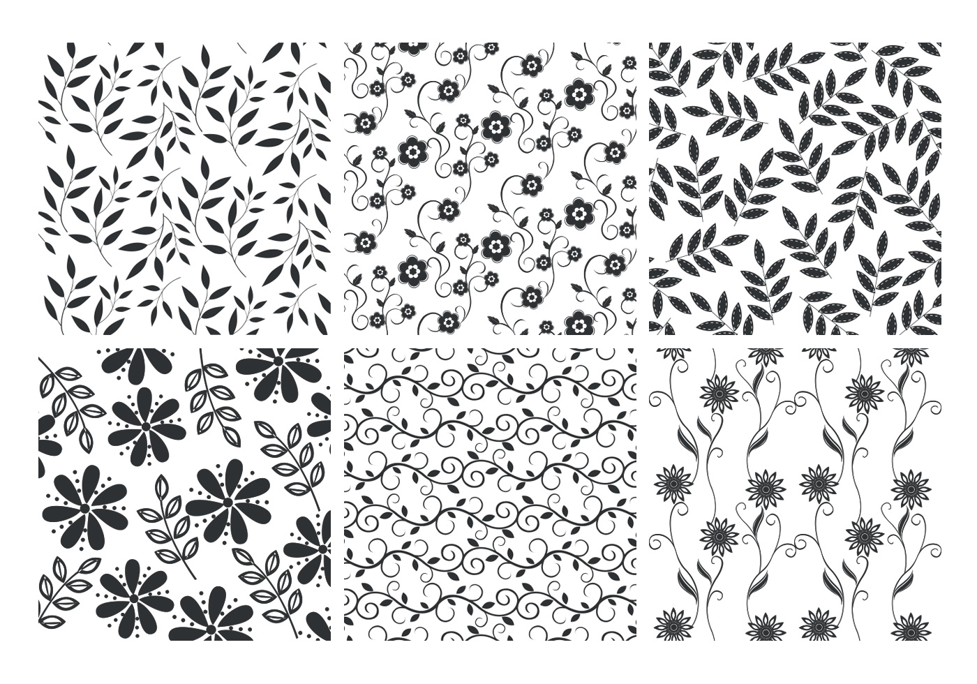 Floral Leaves Backgrounds PSD Set - Free Photoshop Brushes at Brusheezy!