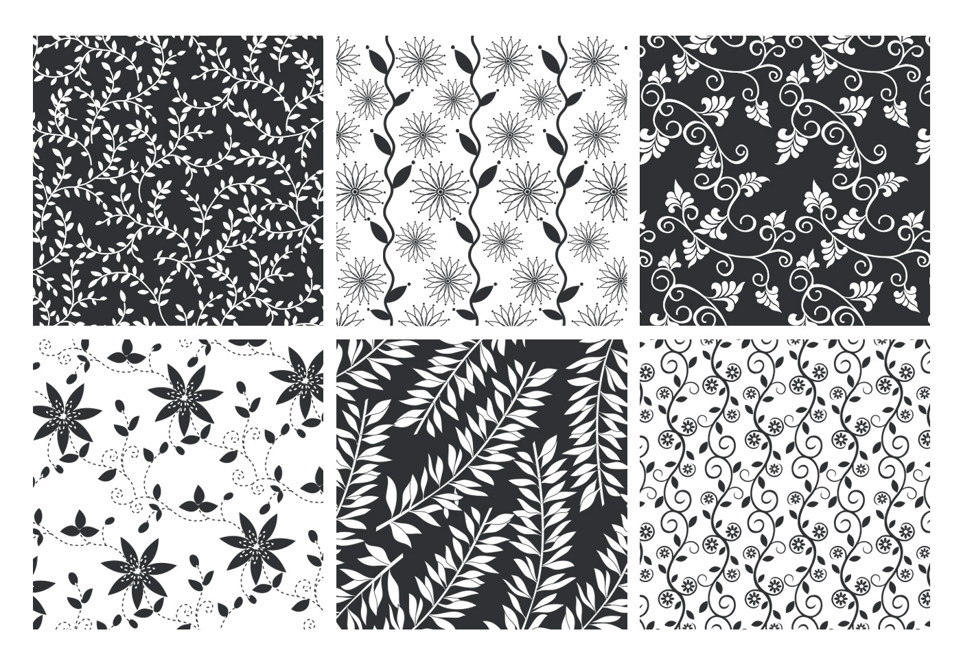 Floral Patterned Backgrounds PSD Set - Free Photoshop Brushes at Brusheezy!