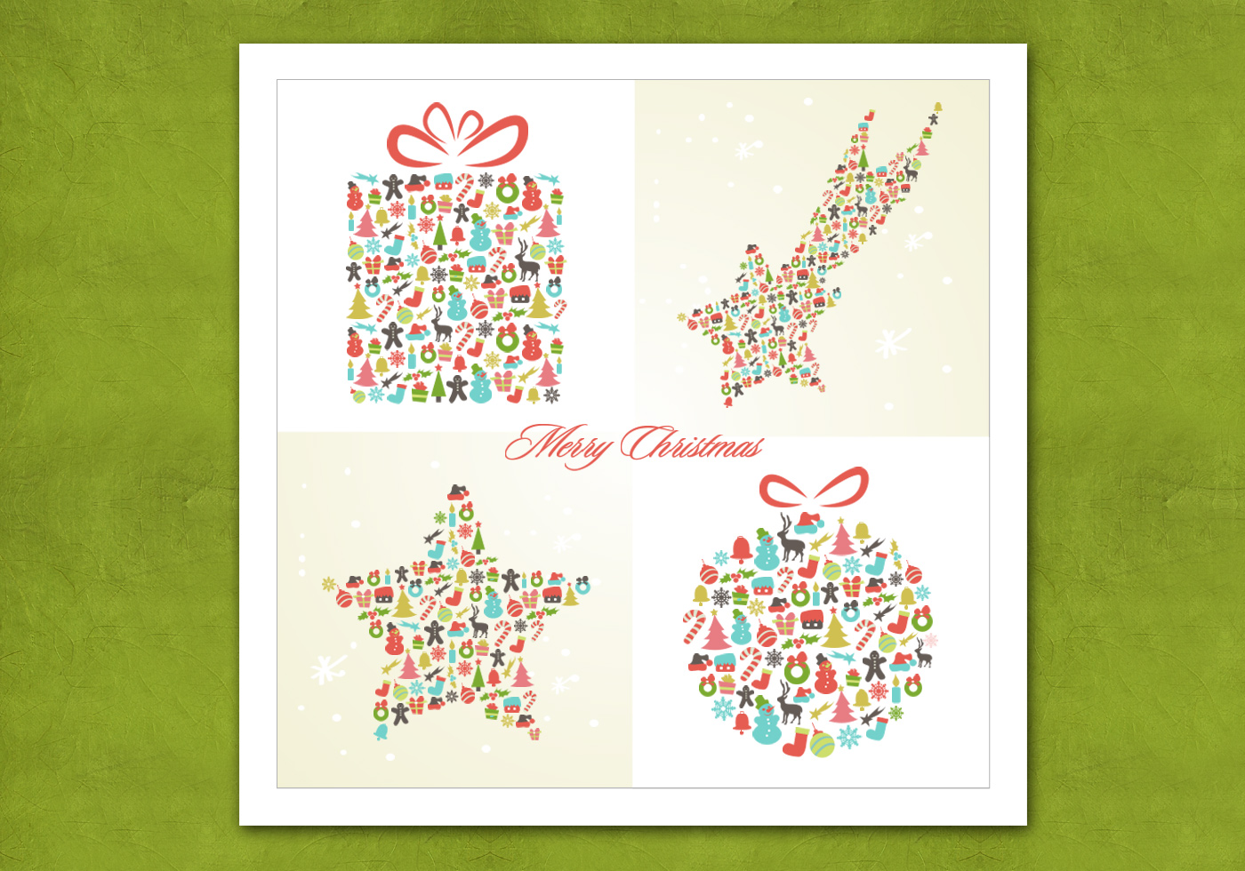 Retro Christmas Background PSD Pack - Free Photoshop Brushes at Brusheezy!