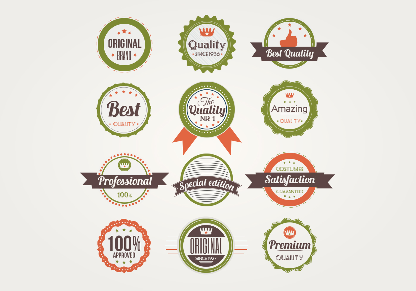 Badges PSD Set - Free Photoshop Brushes at Brusheezy!