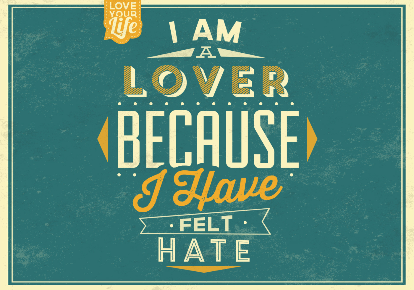 I am a Lover PSD Poster - Free Photoshop Brushes at Brusheezy!