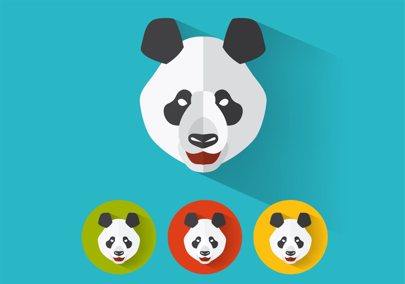 Panda PSD Portraits - Free Photoshop Brushes at Brusheezy!