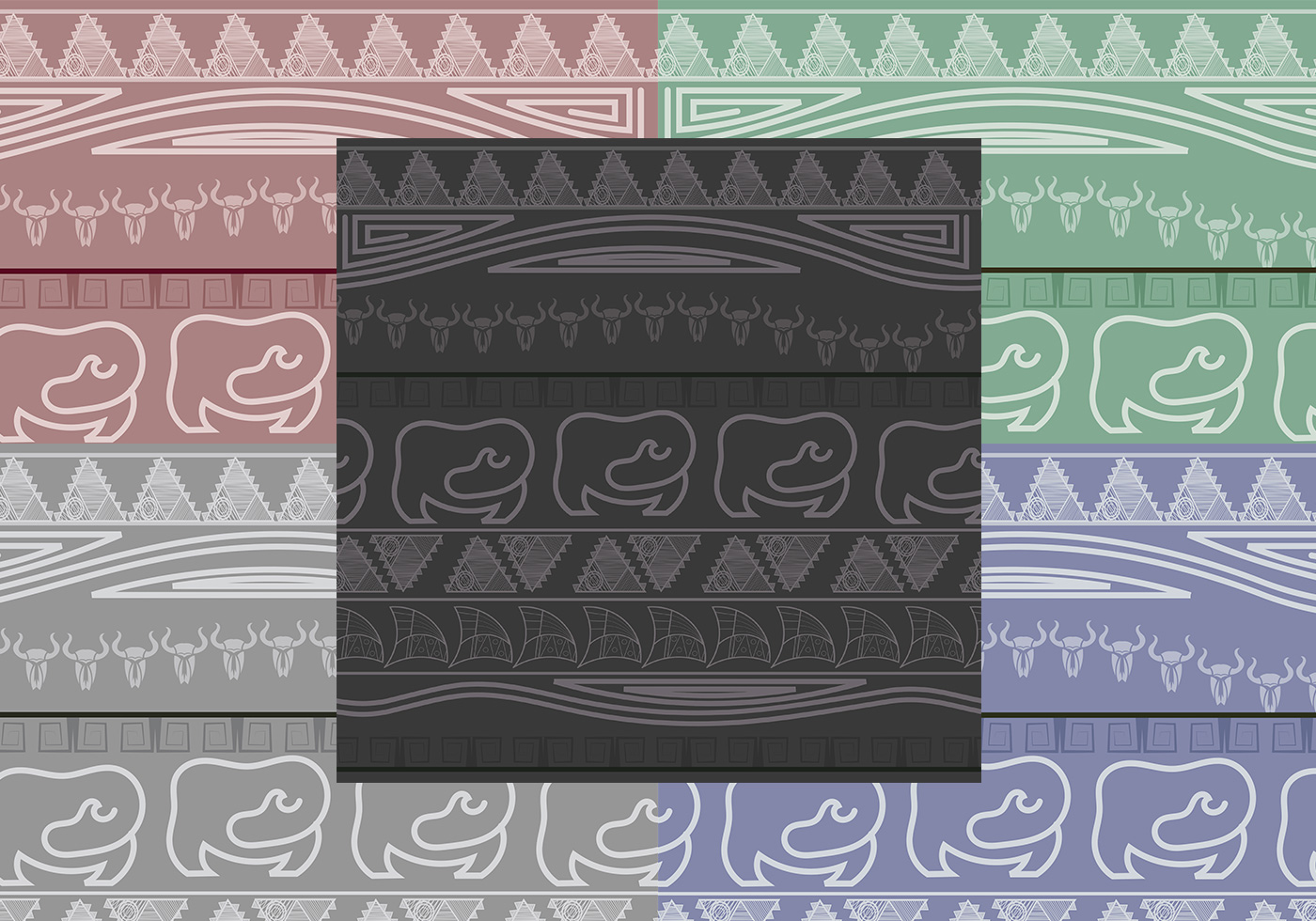 5 Seamless Desert Shapes - Free Photoshop Brushes at Brusheezy!