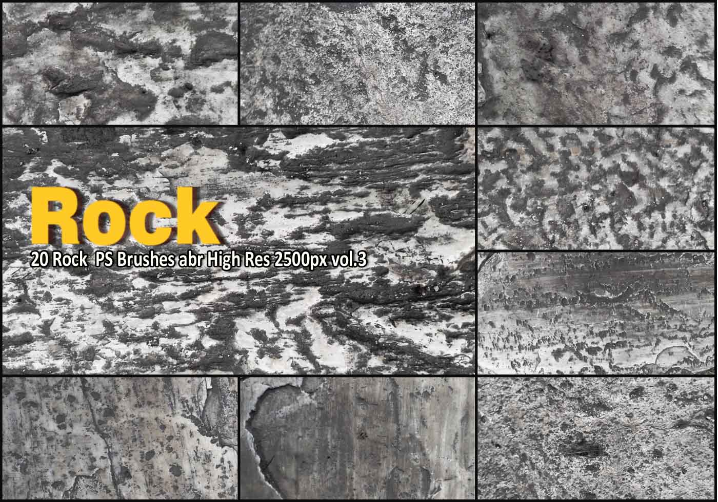 Rock Texture PS Brushes abr vol.3 - Free Photoshop Brushes at Brusheezy!