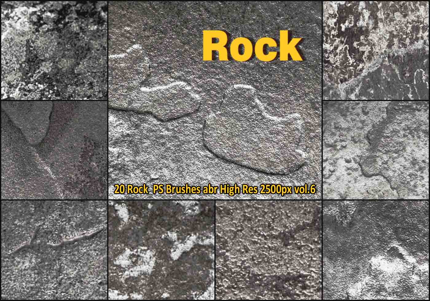 Rock Texture PS Brushes abr vol.6 - Free Photoshop Brushes at Brusheezy!